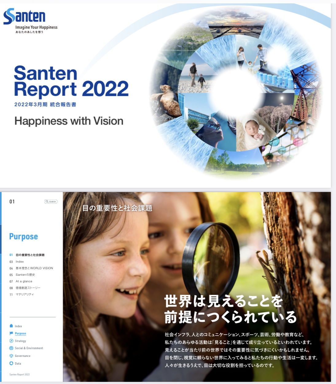 統合報告書「Santen Report 2022」発行 参天製薬 | 医薬通信社